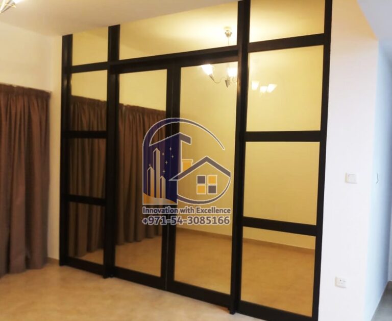 Office Glass Partition in Dubai, Shower Mirror Works 054-3085166