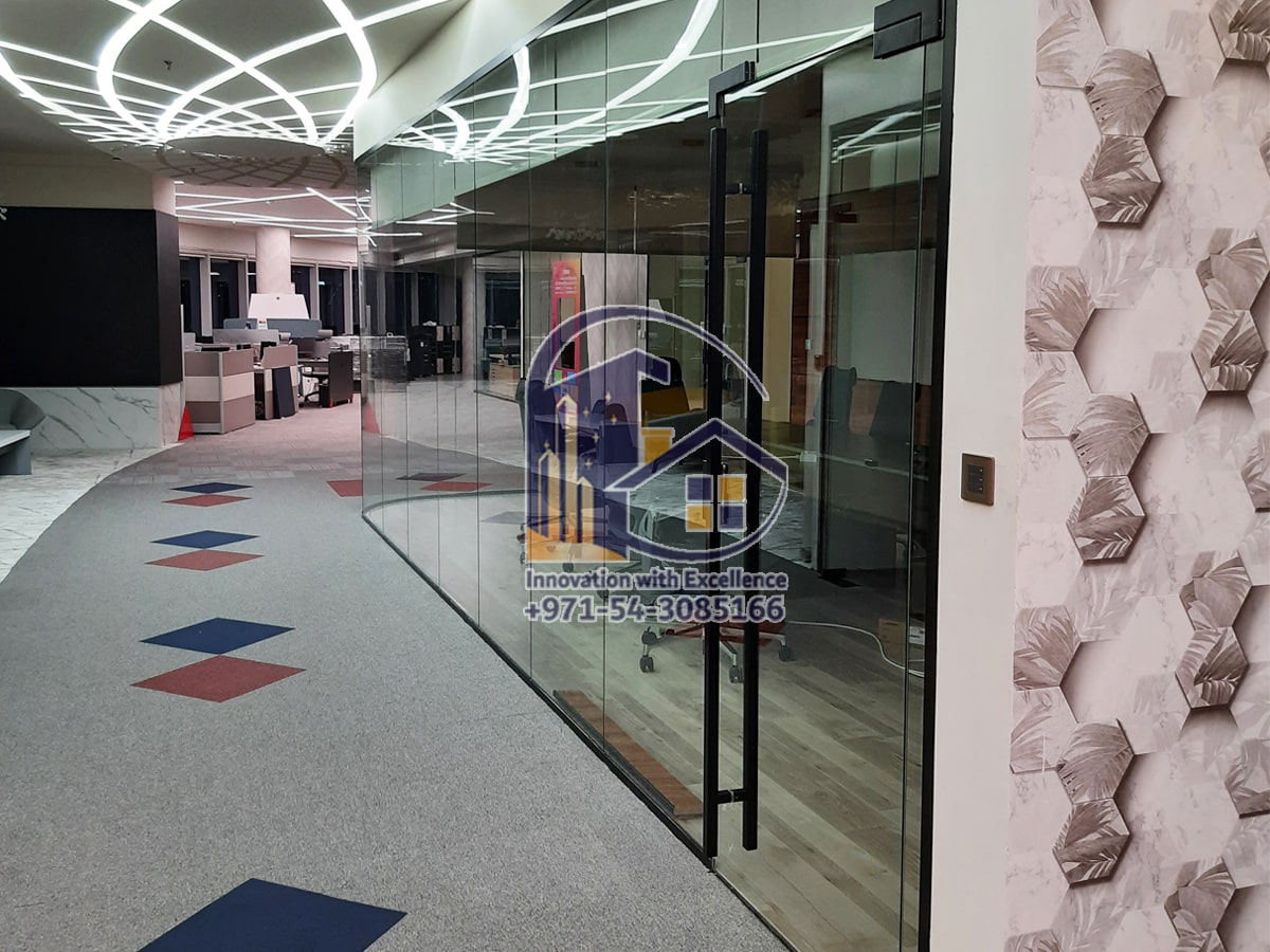 Office Glass Partition in Dubai, Shower Mirror Works 054-3085166