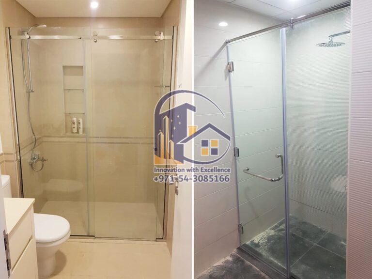 Office Glass Partition in Dubai, Shower Mirror Works 054-3085166